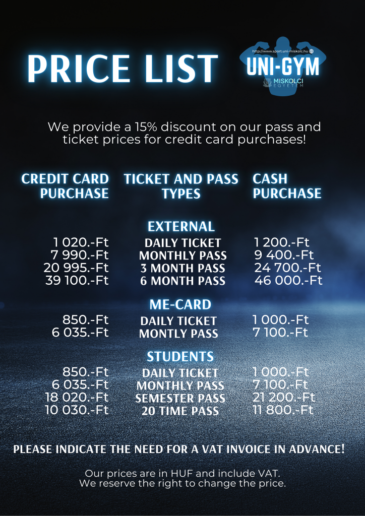 UNI-GYM - University of Miskolc